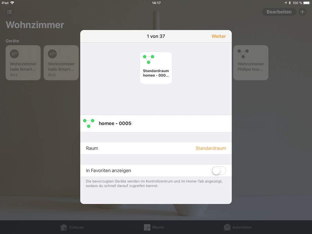 homee als HomeKit Bridge: Bringt Z-Wave, ZigBee, EnOcean, AVM und ...